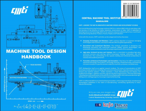Machine Tool Design Handbook – Central Manufacturing Technology Institute